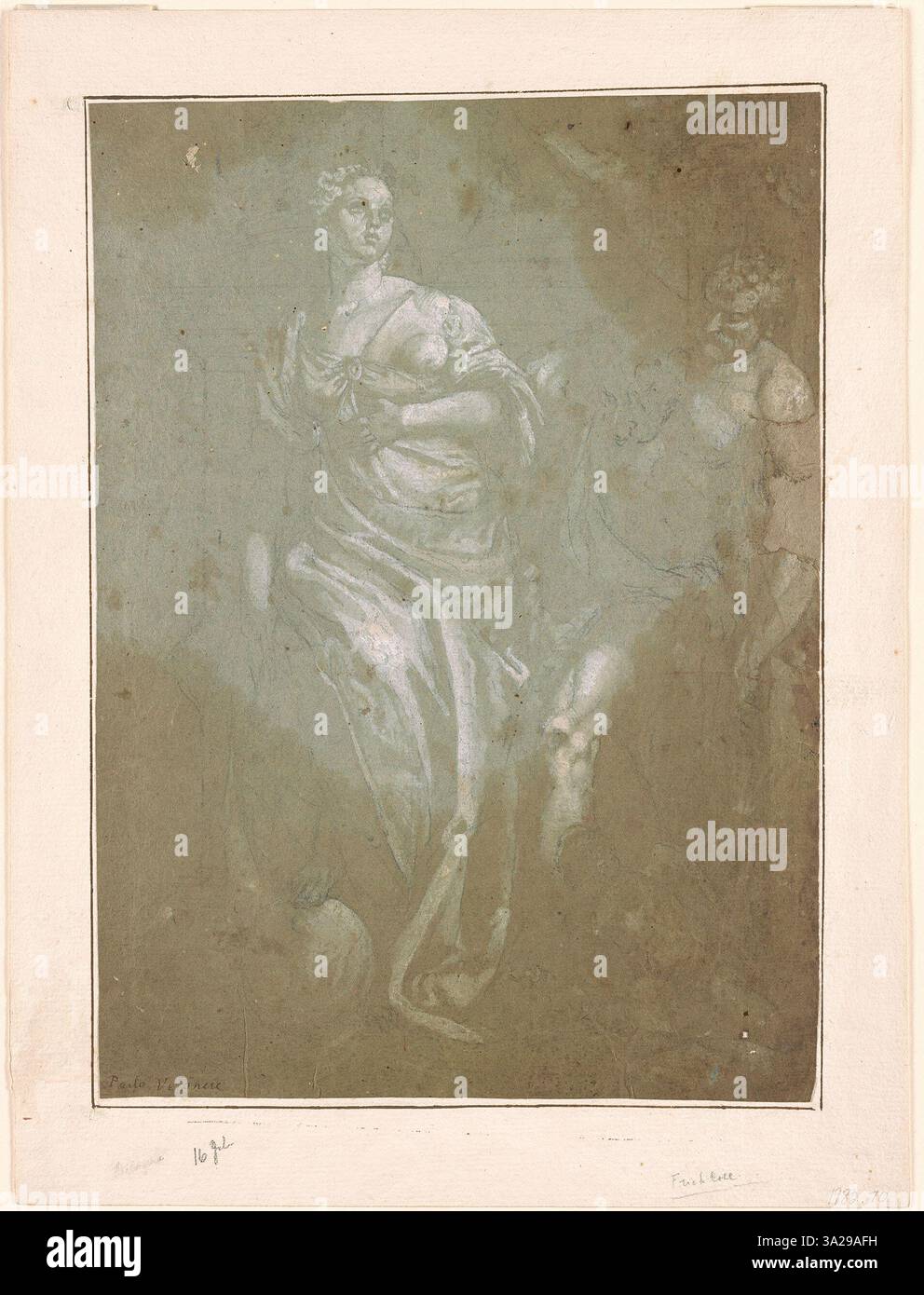 This allegorical work by Veronese symbolizes wisdom and strength ...