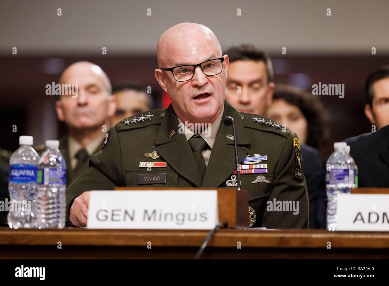 General James J. Mingus, Vice Chief of Staff of the Army, testifies ...