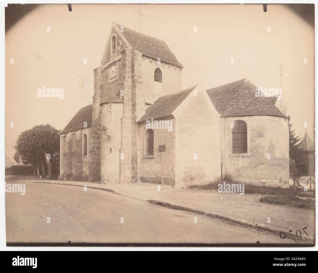Atget’s image of Bures features the village’s architectural character ...