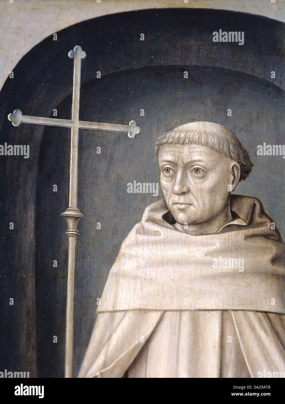 This original panel from the Triptych of the Annunciation, painted by ...