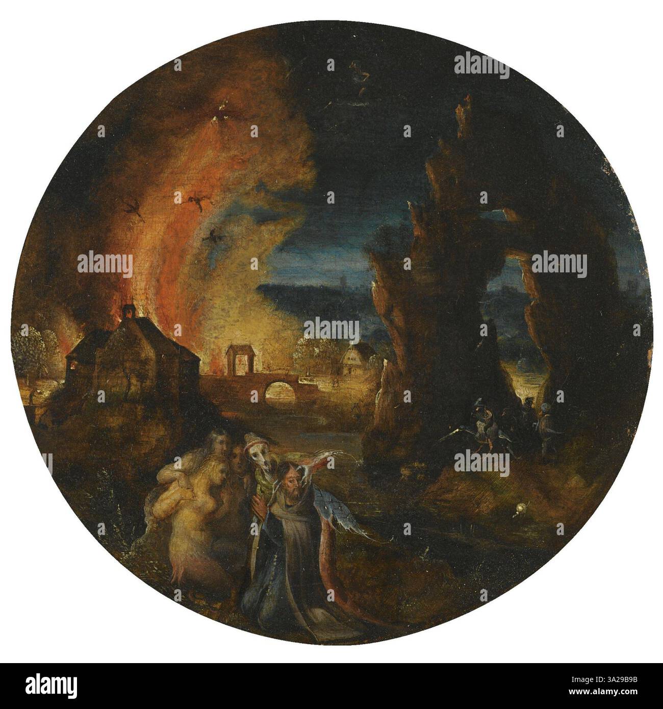 This work, created in the workshop of Herri met de Bles, depicts the ...