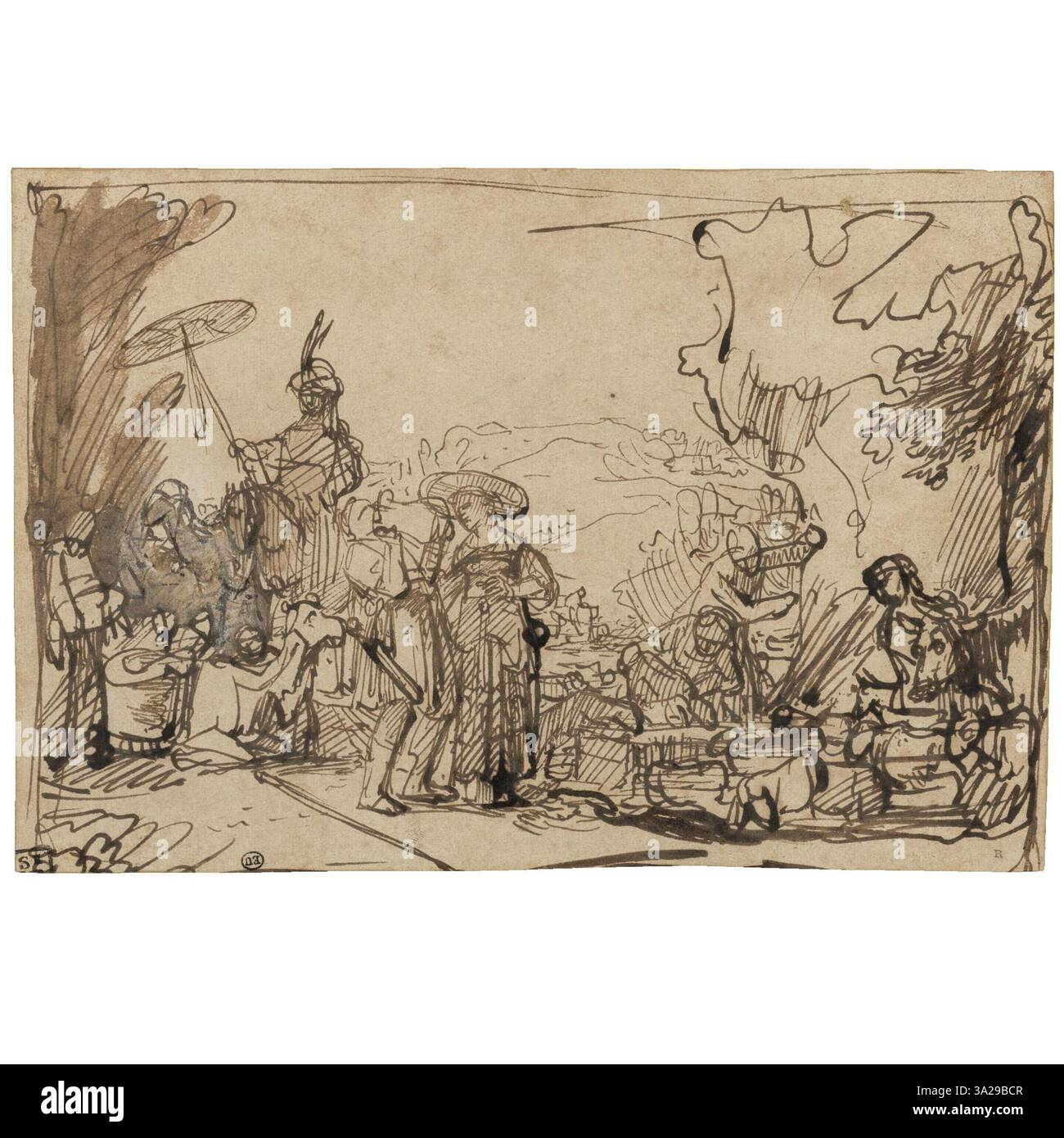 This work attributed to Gerbrand van den Eeckhout depicts Eleazar and ...