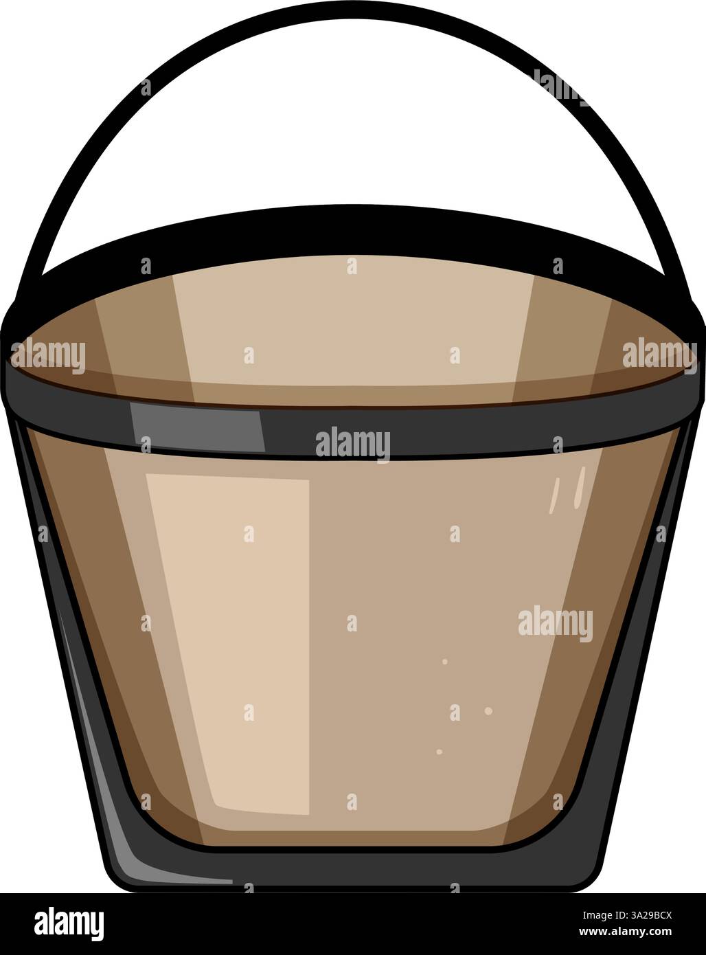 sustainable reusable coffee filter cartoon vector illustration Stock ...