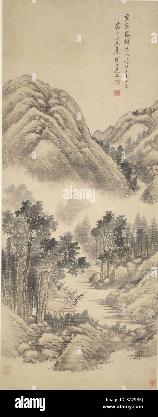 Jin Nong’s painting, displayed at the Shanghai Museum, captures the ...