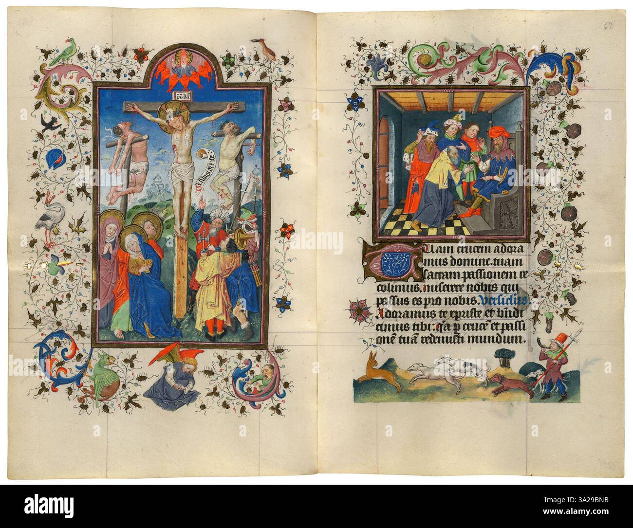 This manuscript illumination by Robert Campin, dated circa 1440 ...