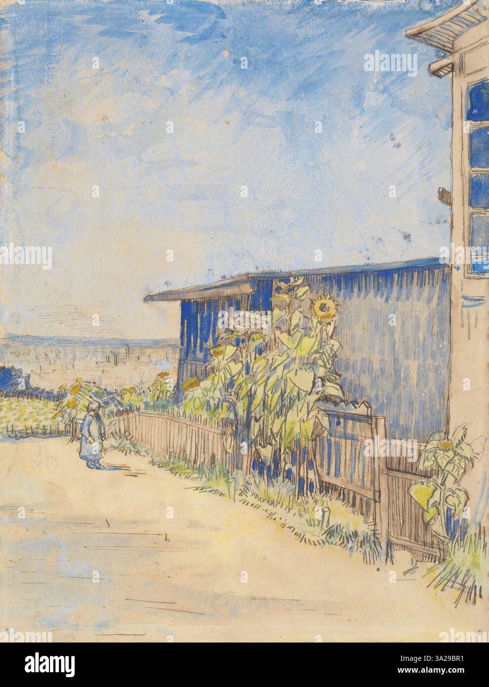 This work by Vincent van Gogh exemplifies his post-impressionist style ...