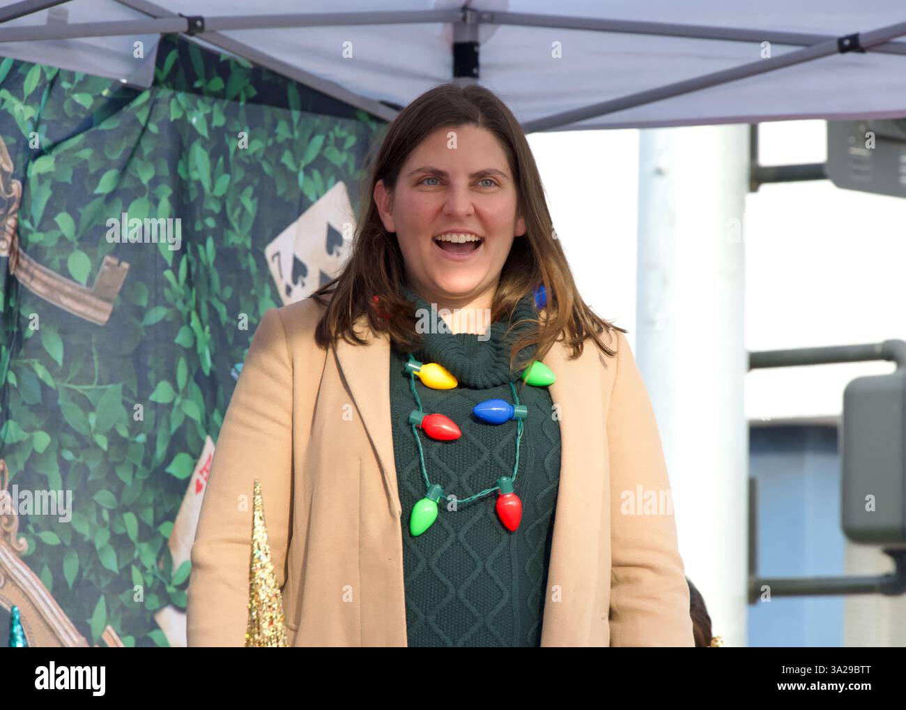 Vallejo, CA - Dec 07, 2024: Mayor Elect Andrea Sorce speaking at the ...