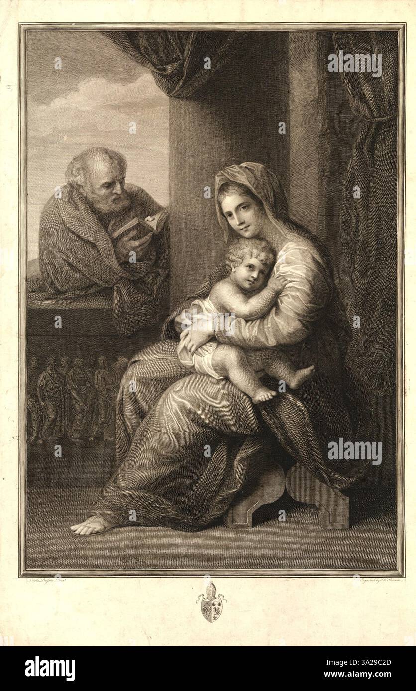 John Keyse Sherwin’s engraving, based on Poussin, depicts a classical ...