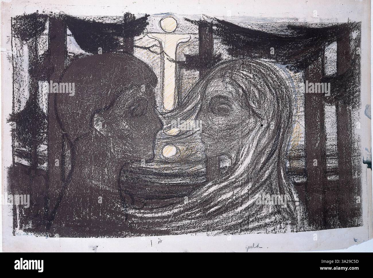 ‘Attraction II’ by Edvard Munch captures a moment of powerful emotional ...