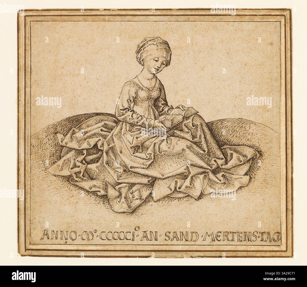This previously attributed drawing by Albrecht Dürer demonstrates his ...