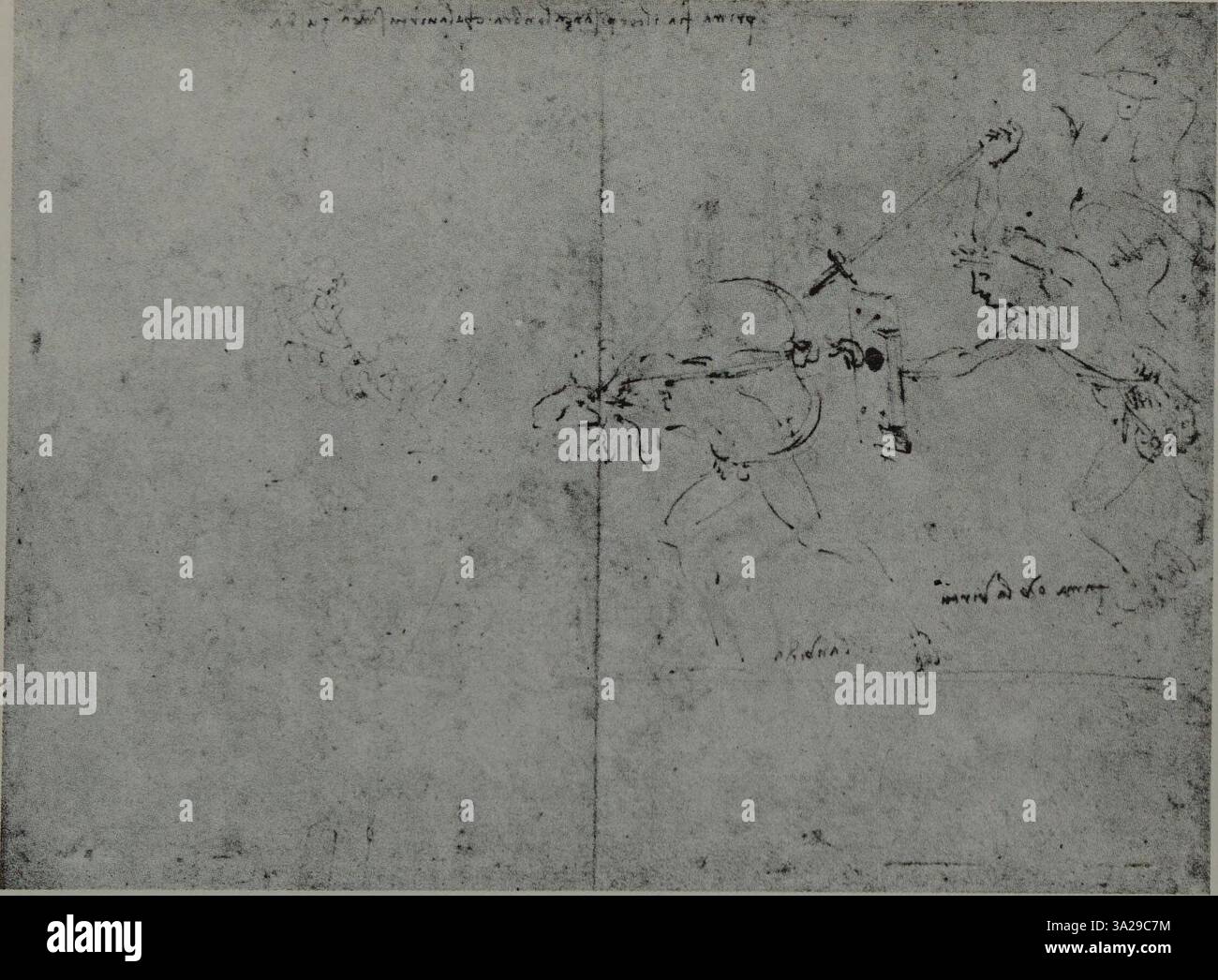 Leonardo da Vinci’s drawing Popham 106 demonstrates his expertise in ...