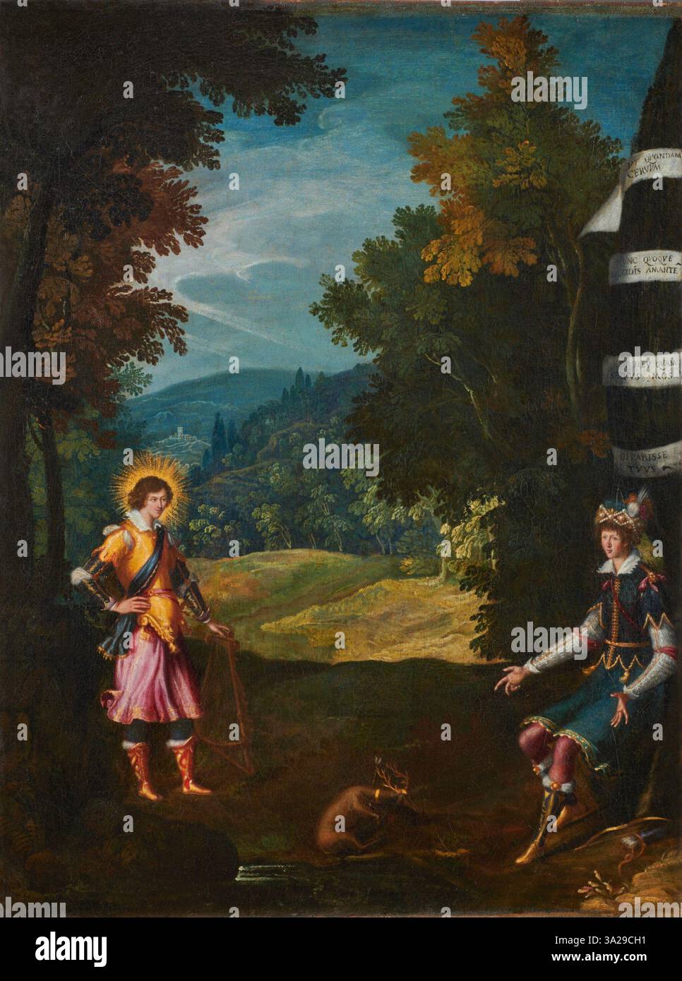 This work by Cristofano Allori illustrates the myth of Cyparissus ...