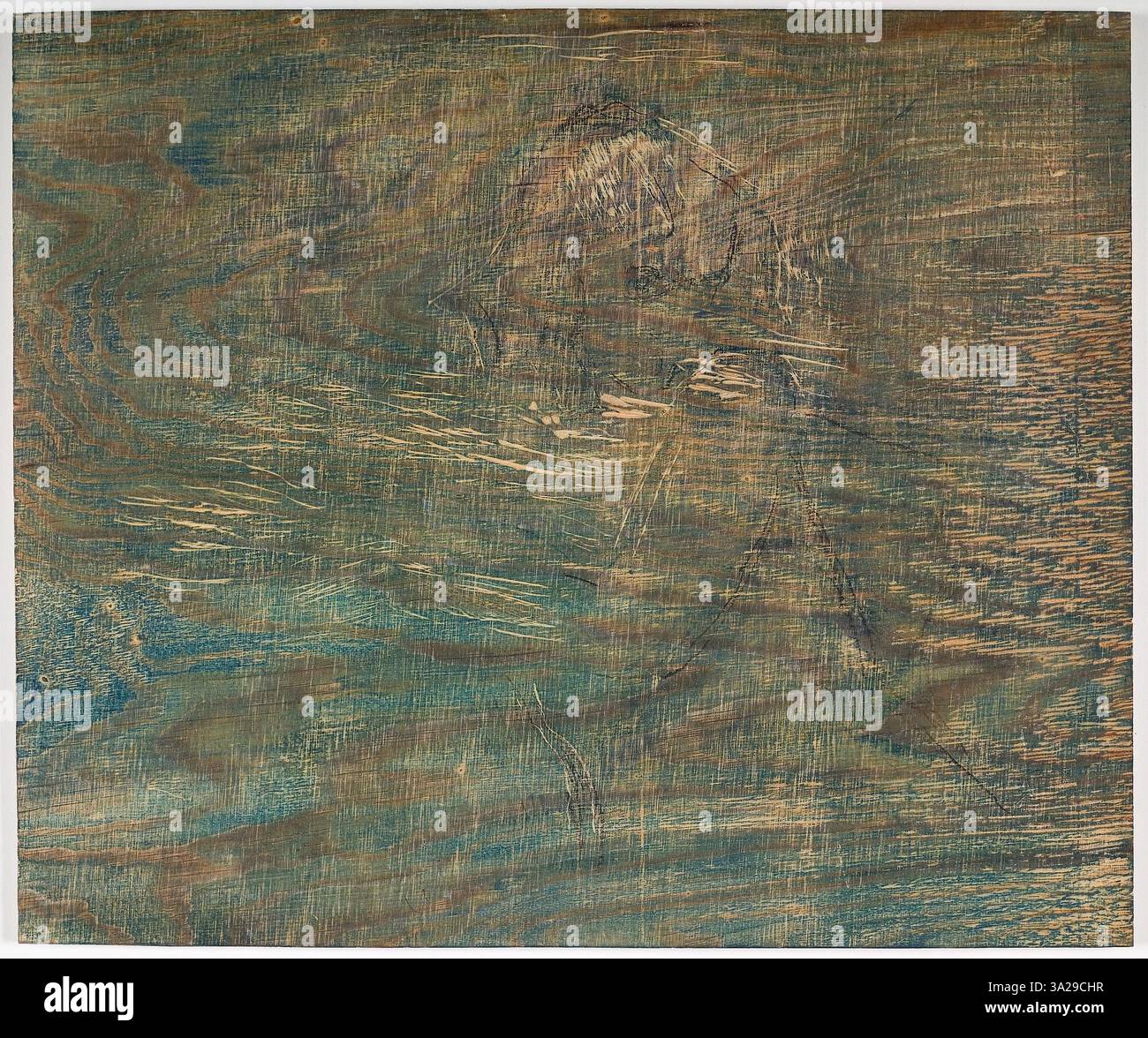 A figurative painting by Edvard Munch featuring a female figure. The ...