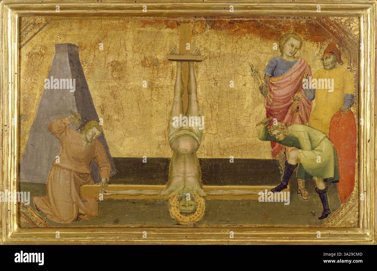 Lorenzo Monaco’s 'The Crucifixion of Saint Peter' depicts the apostle’s ...