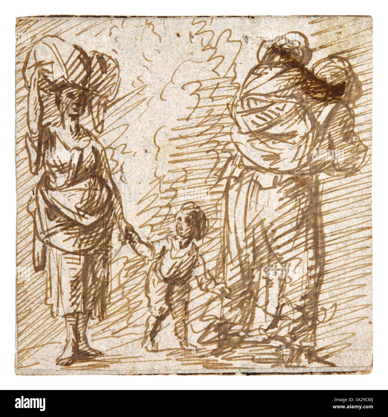 Family narrative painting Cut Out Stock Images & Pictures - Alamy