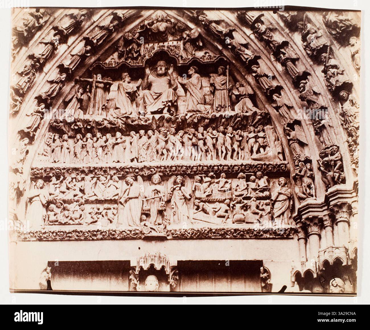 Atget’s photograph of the central portal in Amiens highlights the ...