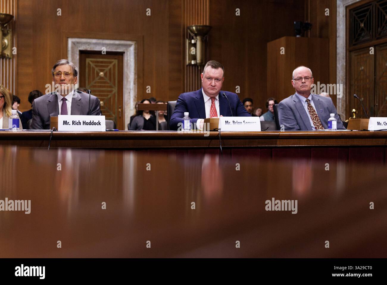 (Left to right) Rich Haddock, Senior Advisor at the Barrick Gold ...