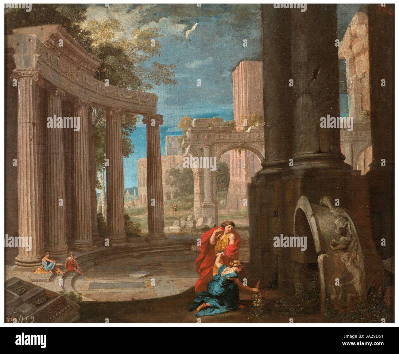 Jean Lemaire's 'Ruinas' depicts a decayed ruinous landscape ...