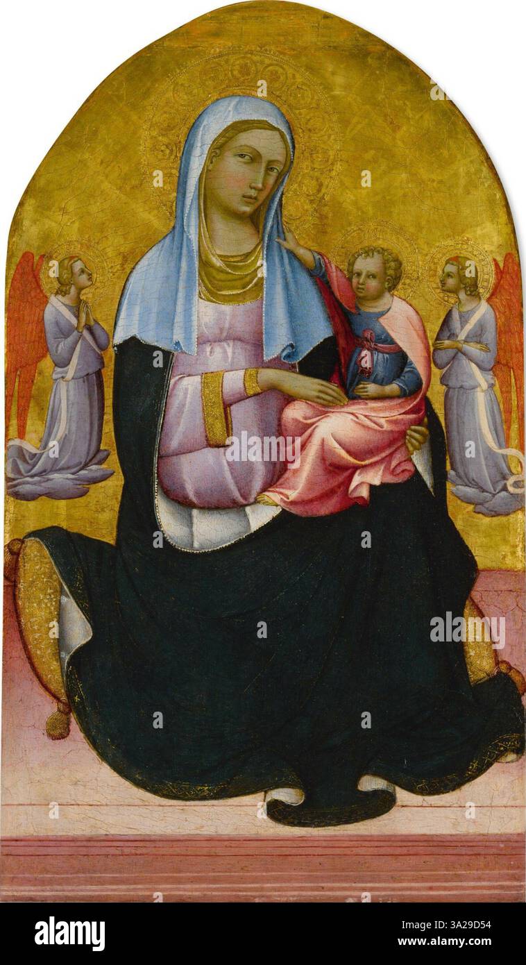 This cropped version of 'The Madonna of Humility with Adoring Angels ...