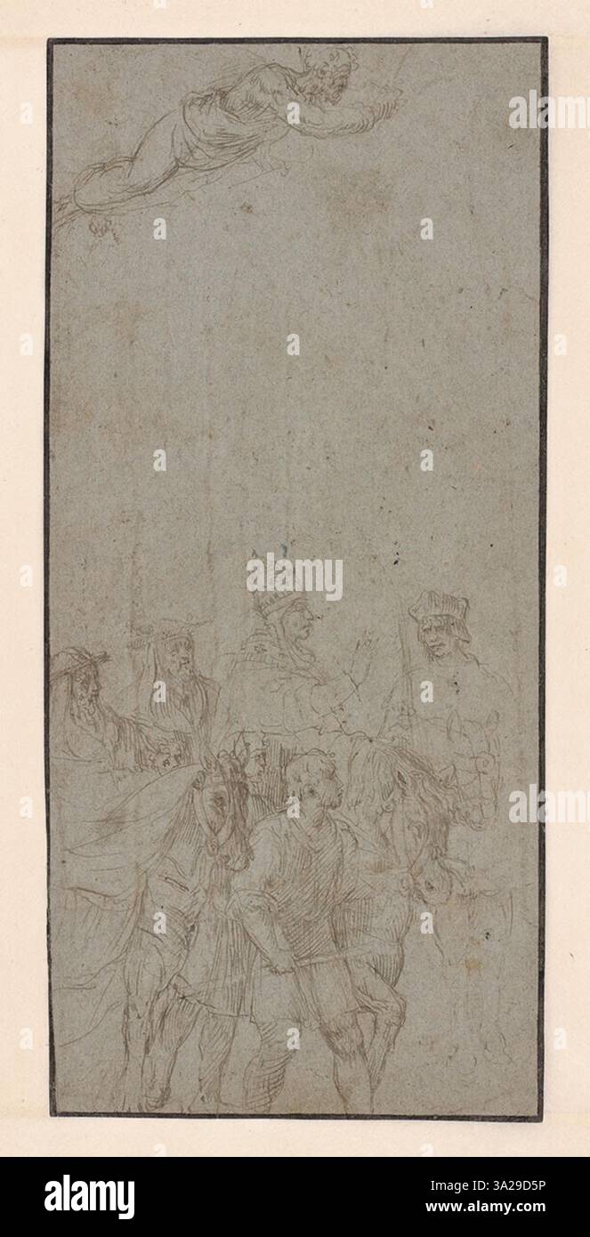 This drawing by Raphael is a study for the famous fresco depicting Pope ...