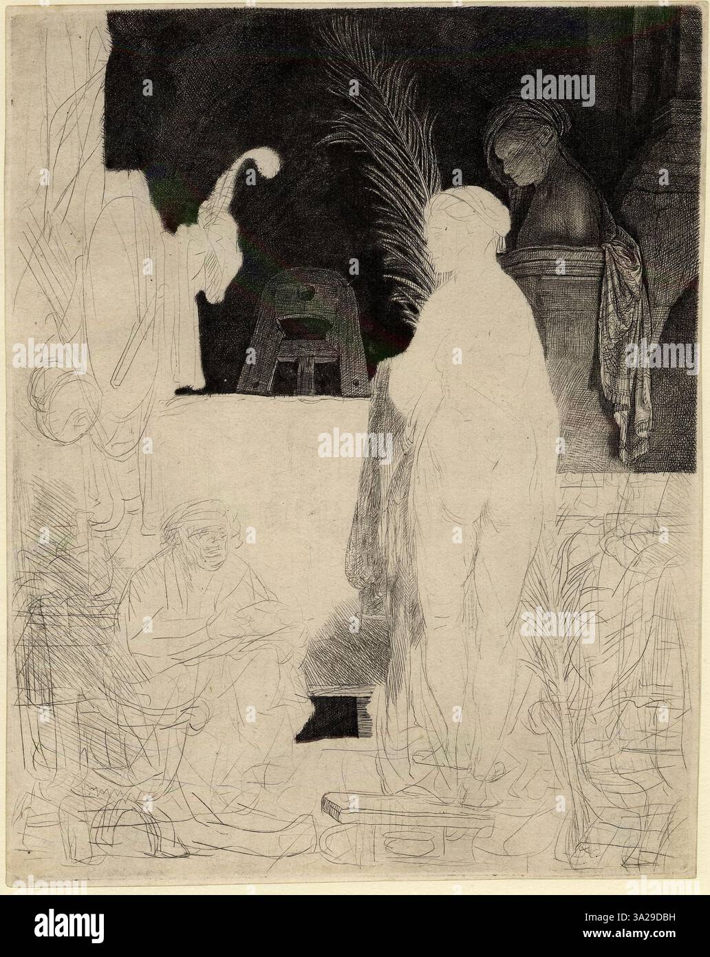 Rembrandt’s 1843 etching captures the intricacies of light and shadow ...