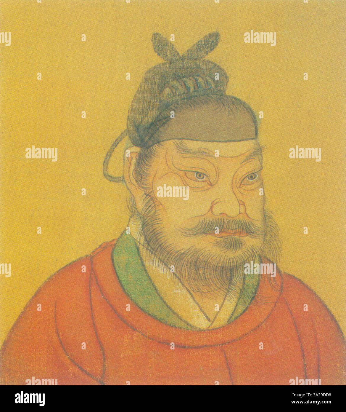 Portrait of Shi Jingtang, the founder of the Later Jin dynasty, as ...