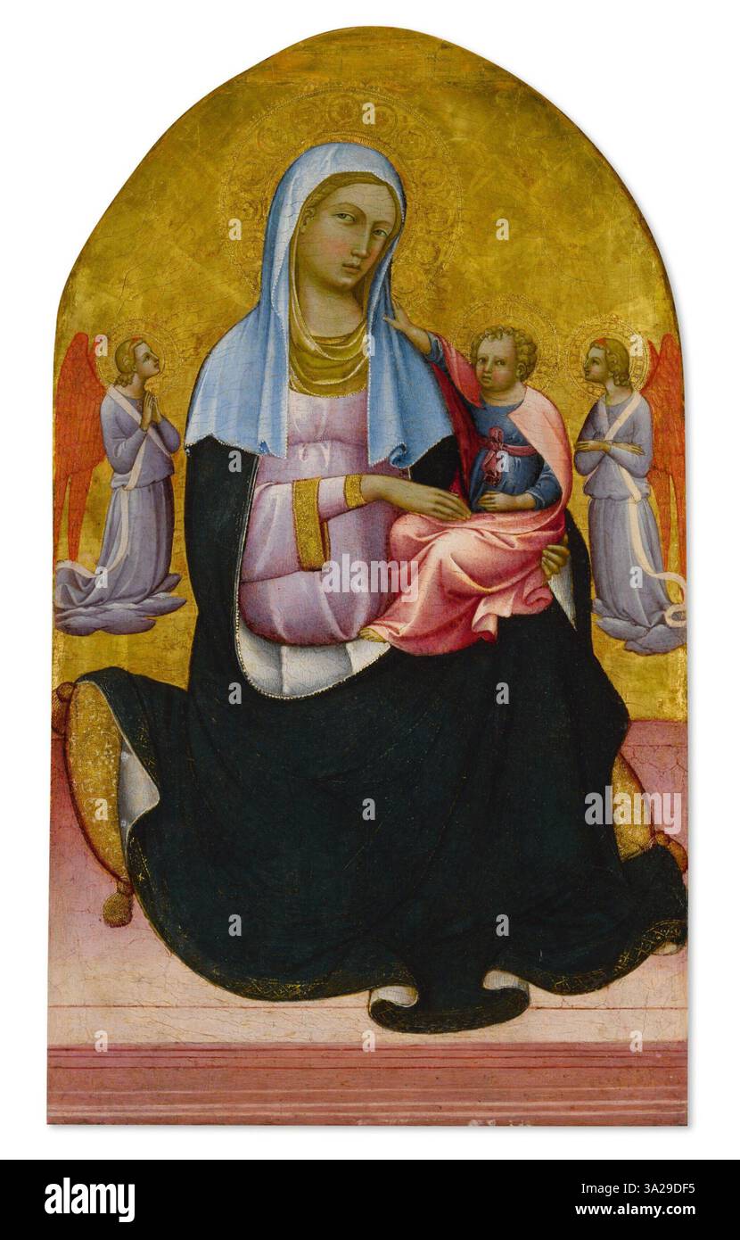 Lorenzo Monaco’s 'Madonna of Humility' depicts the Virgin Mary seated ...