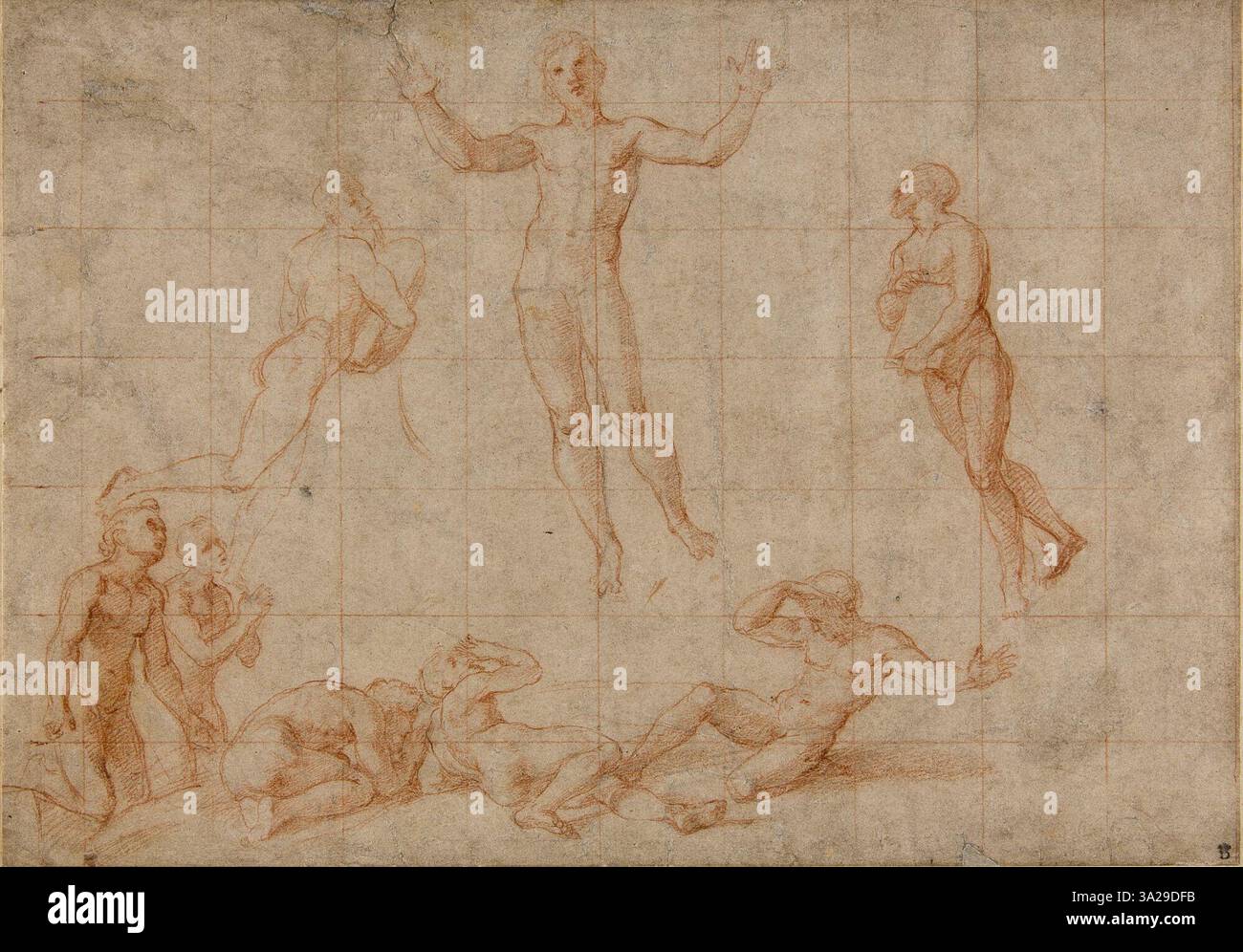 Raphael's study for 'The Transfiguration' demonstrates the artist's ...