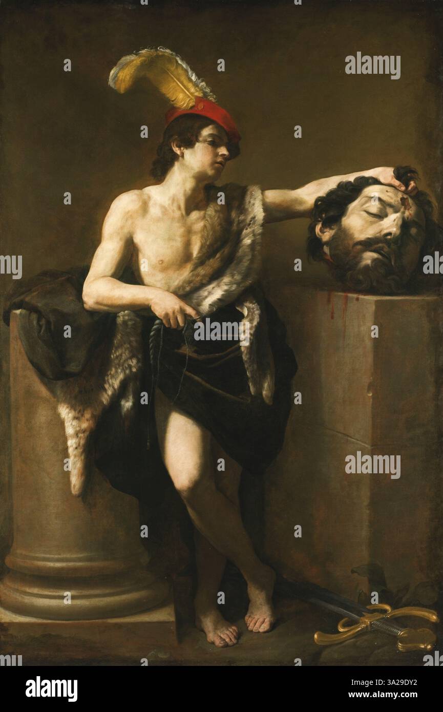 Reni's 'David with the Head of Goliath' depicts the victorious David ...