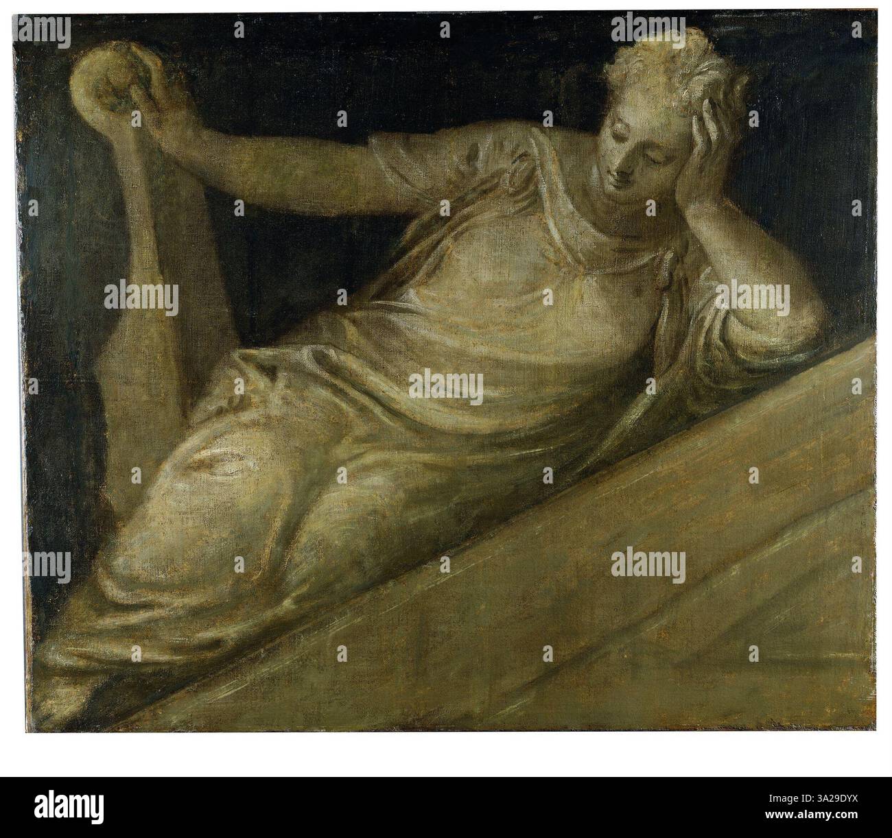 Benedetto Caliari’s painting, 'An Allegorical Female Figure Music ...