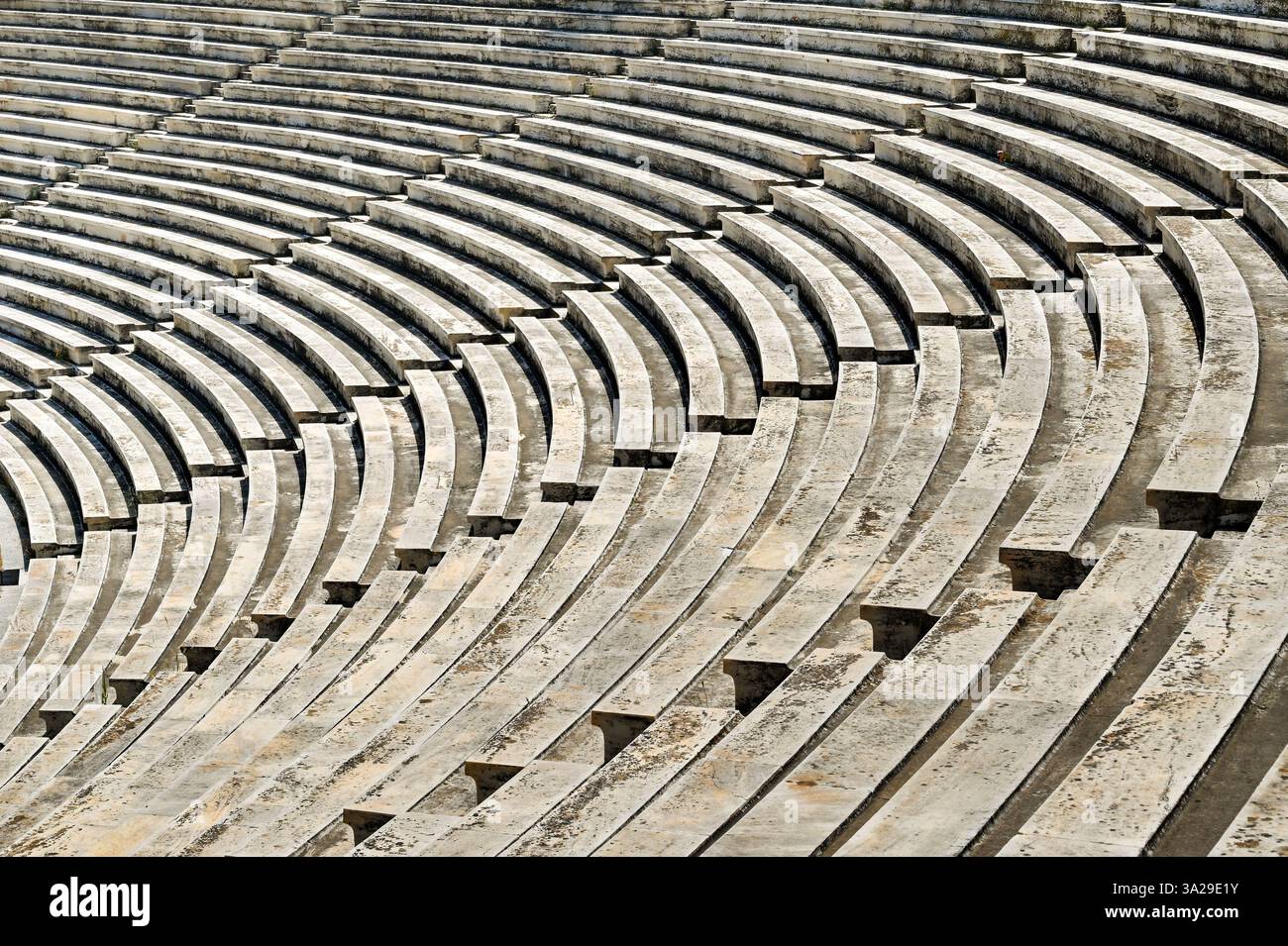 Athens, Greece - 27 May 2022: Pattern formed by the seating of the ...