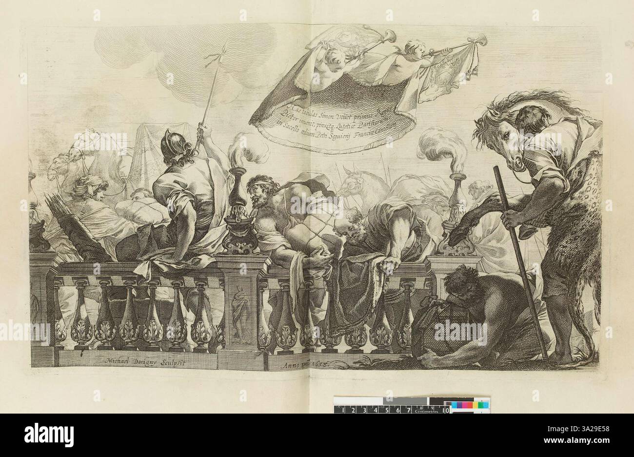 This image is part of a series depicting the adoration of the Magi ...