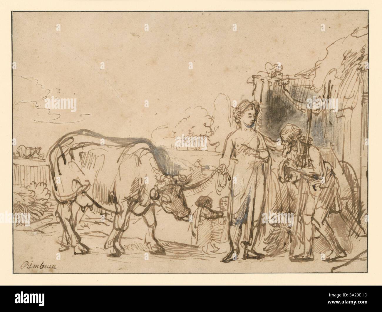 Rembrandt's depiction of the mythological story of Argus and Io shows ...