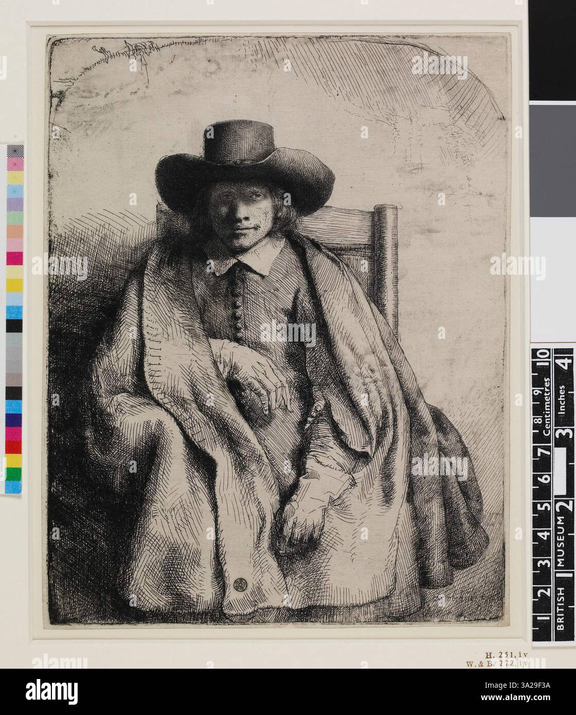 Rembrandt’s etching focuses on the subject's emotional depth, using ...