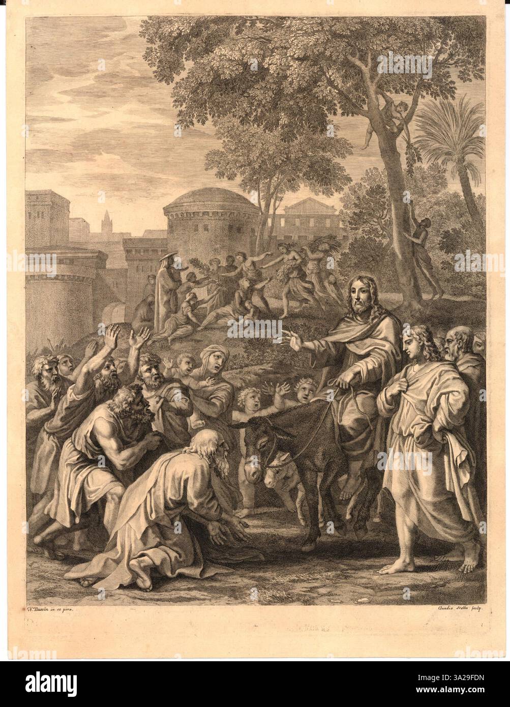 Claudine Bouzonnet Stella’s artwork, reflecting Poussin’s classical ...