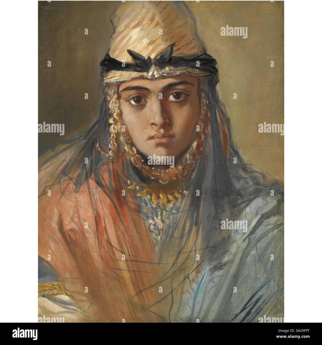 'Tête de jeune Algérienne Juive' features a young Algerian Jewish woman ...