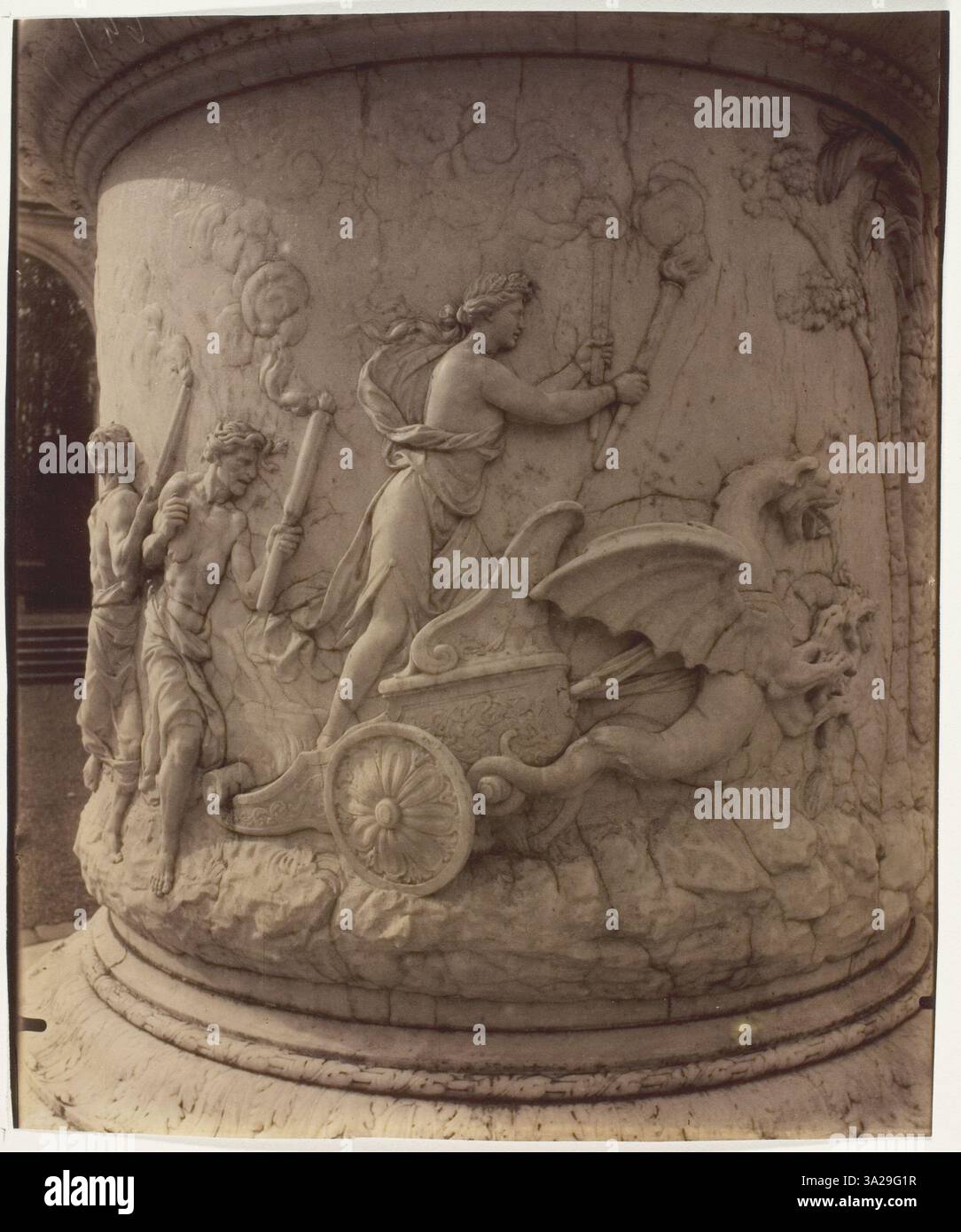 This image features the sculpture 'Enlèvement de Proserpine par Pluton ...