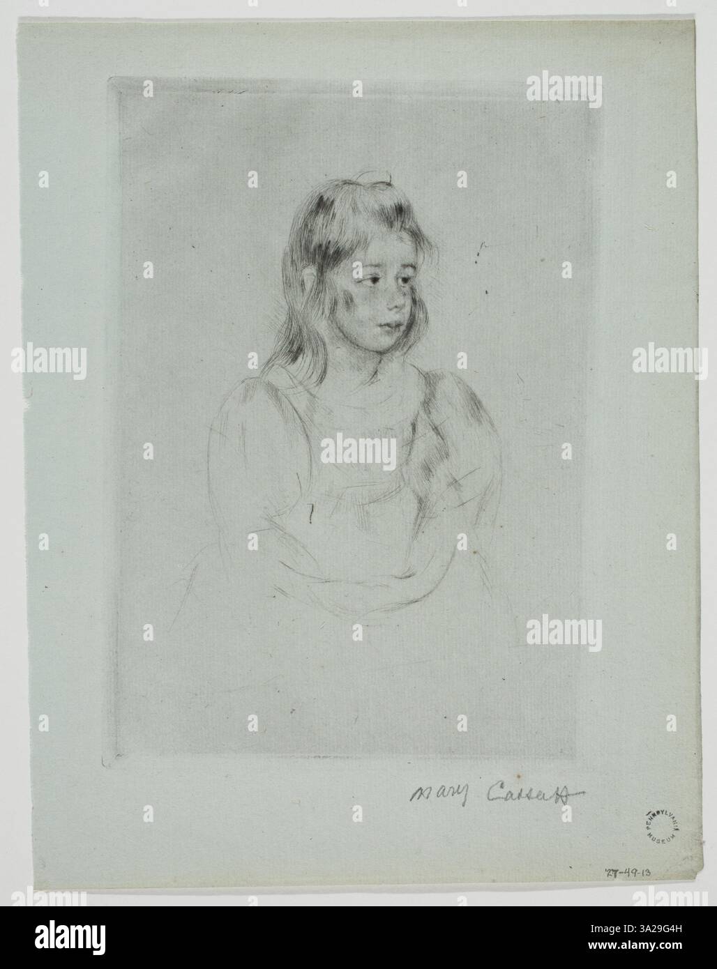 In 'The Party Dress', a woman is depicted wearing a formal dress ...