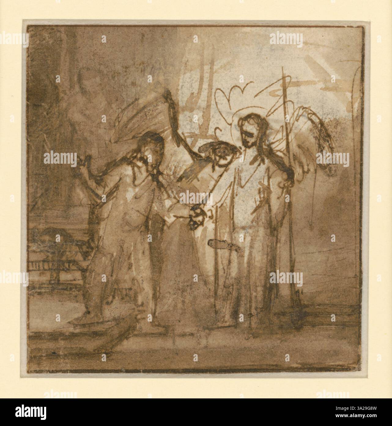 In this painting, Rembrandt captures the moment of Saint Peter's ...