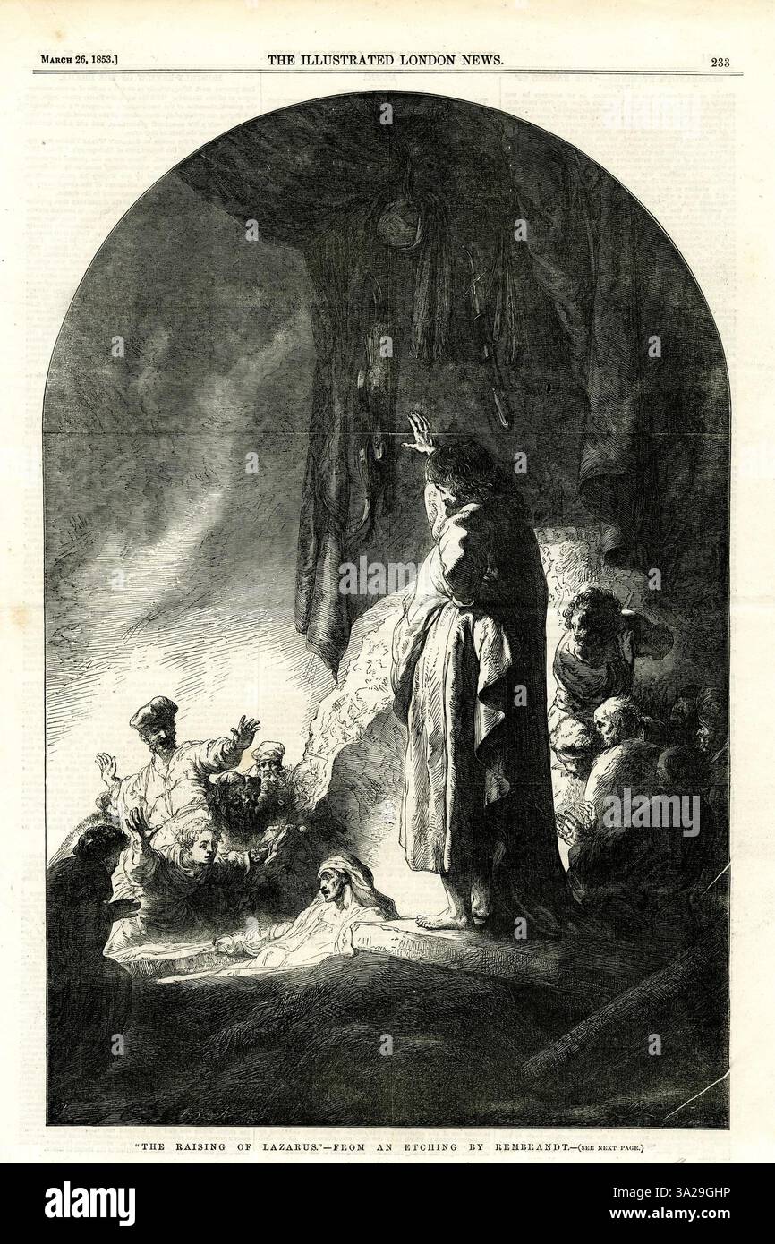 This print by William James Linton channels the influence of Rembrandt ...
