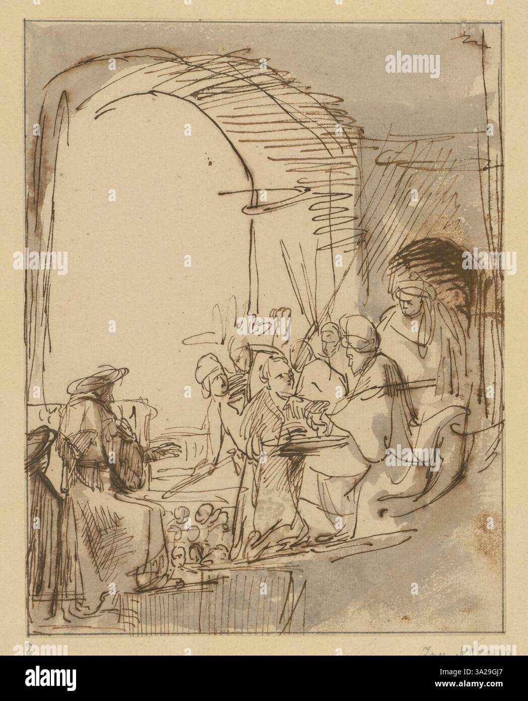 Rembrandt’s depiction of Pilate’s handwashing captures the moment of ...