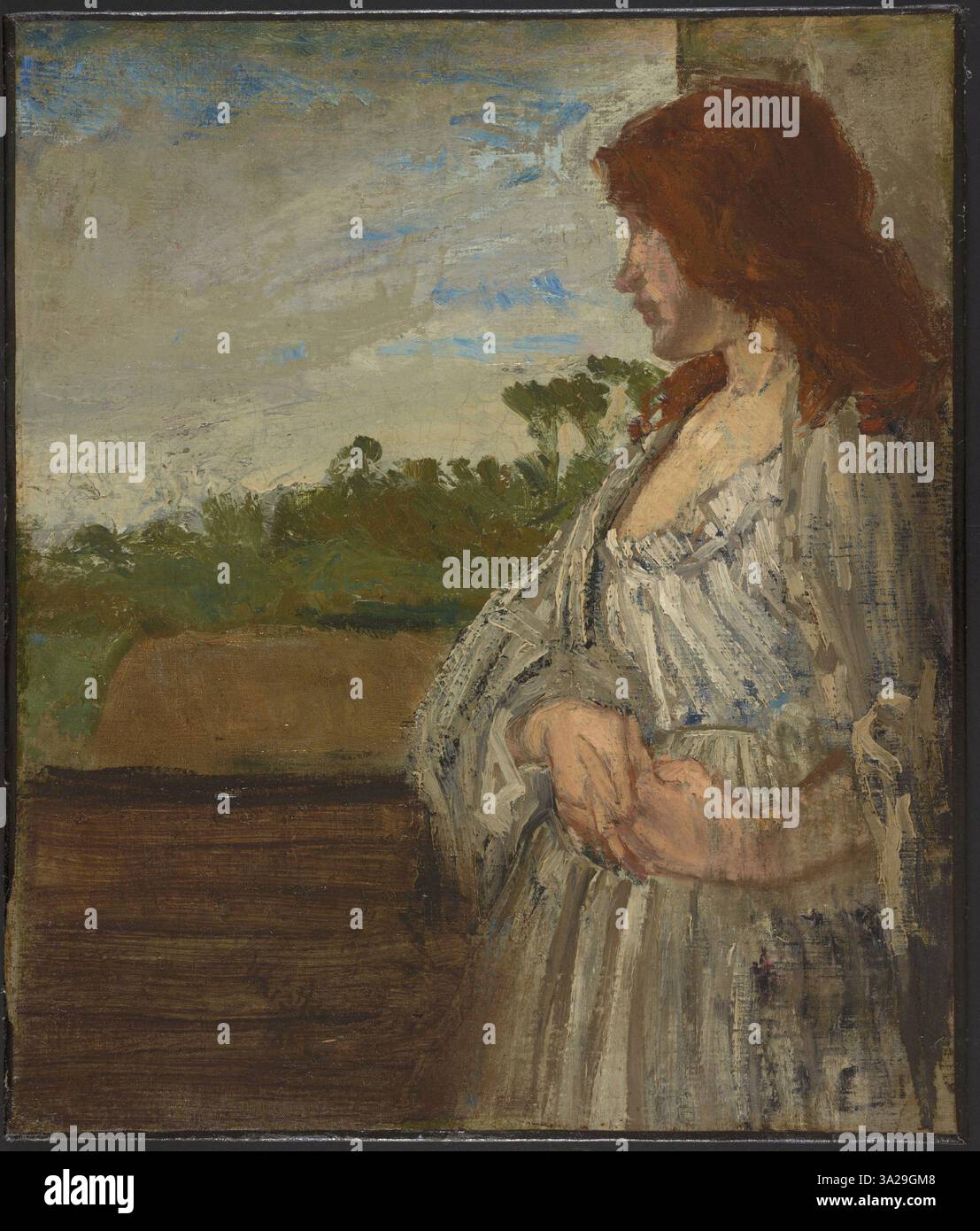 In 'A White Note,' James McNeill Whistler utilizes a restrained color ...