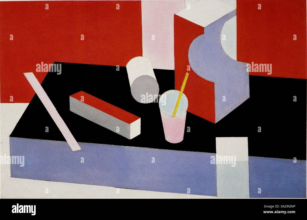 This piece by Patrick Henry Bruce highlights his proficiency in ...