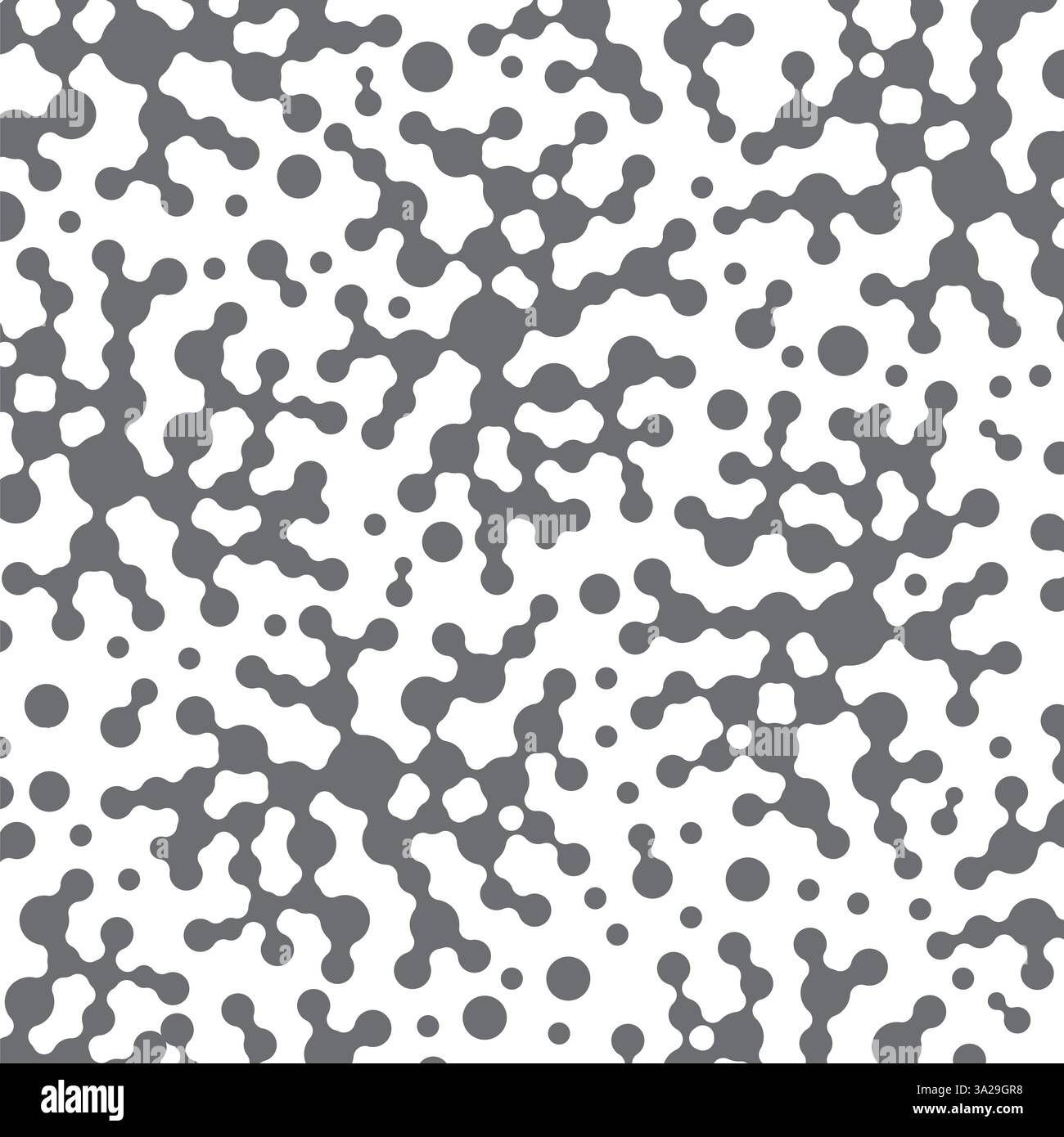 Metaball Connect Dot Set Molecule Chain Circle Shapes Abstract