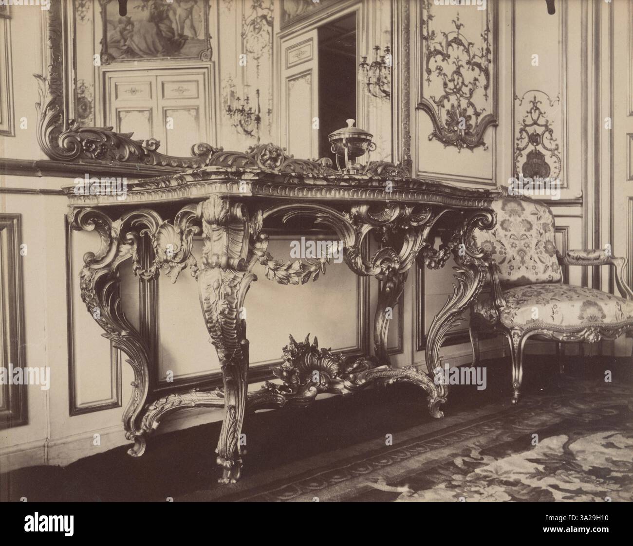 Eugène Atget's photograph of the Austrian Embassy at 57 Rue de Varenne ...