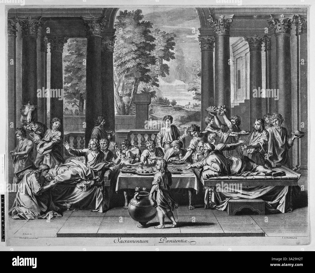 Louis de Châtillon’s 'Sacramentum penitentiae' depicts a religious ...