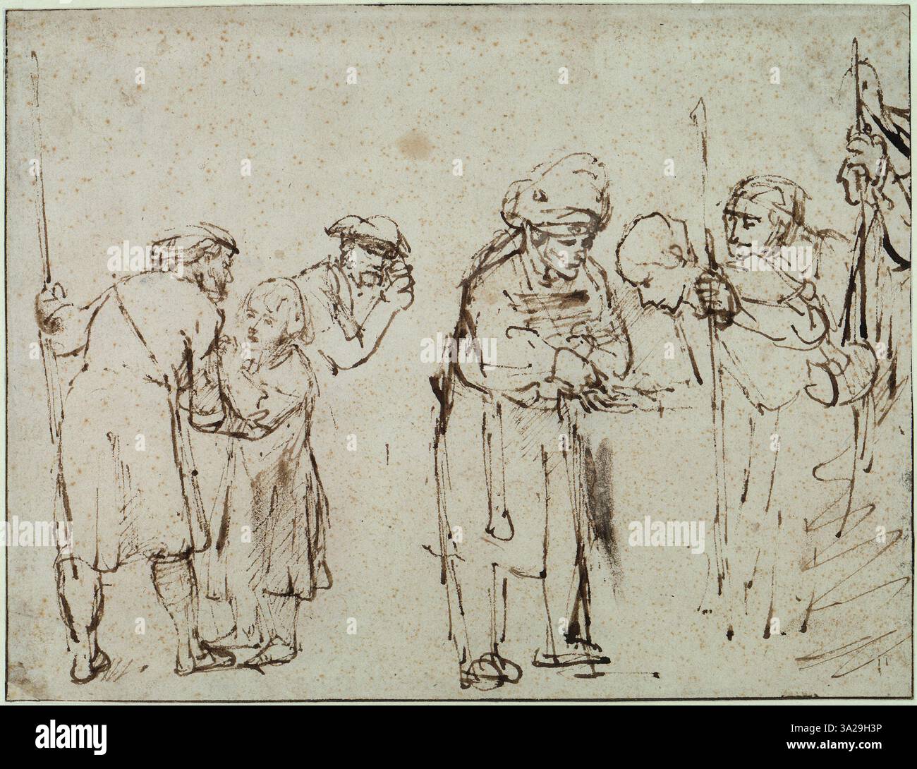 This artwork depicts the moment when Joseph is sold by his brothers, an ...