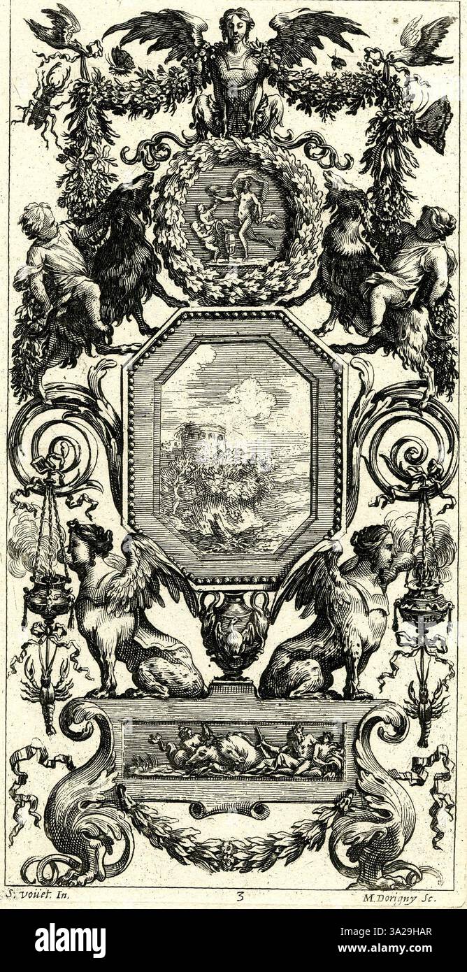 A grotesque illustration from the 1873 edition of the 'Livre de ...