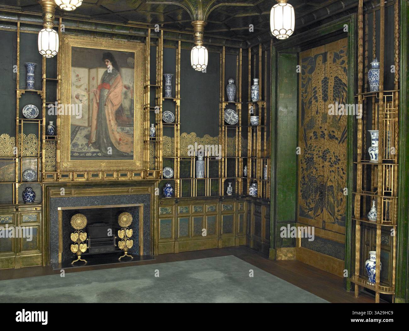 In 'y178 001', Whistler demonstrates his skill in blending light and ...