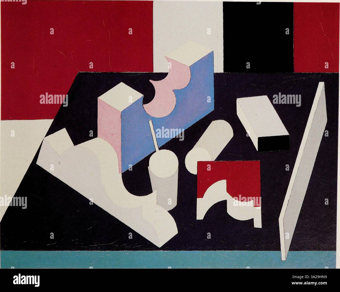 Patrick Henry Bruce’s work emphasizes abstraction with geometric shapes ...